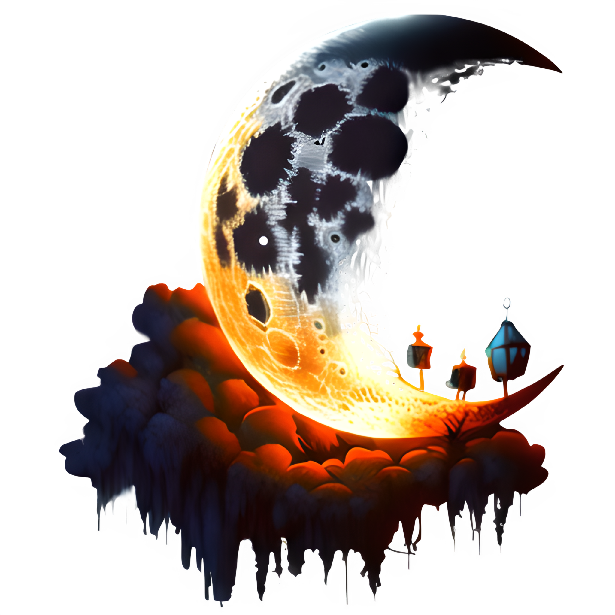 Freebie Graphics - Moon Clip Art - ie Zombie Graphics