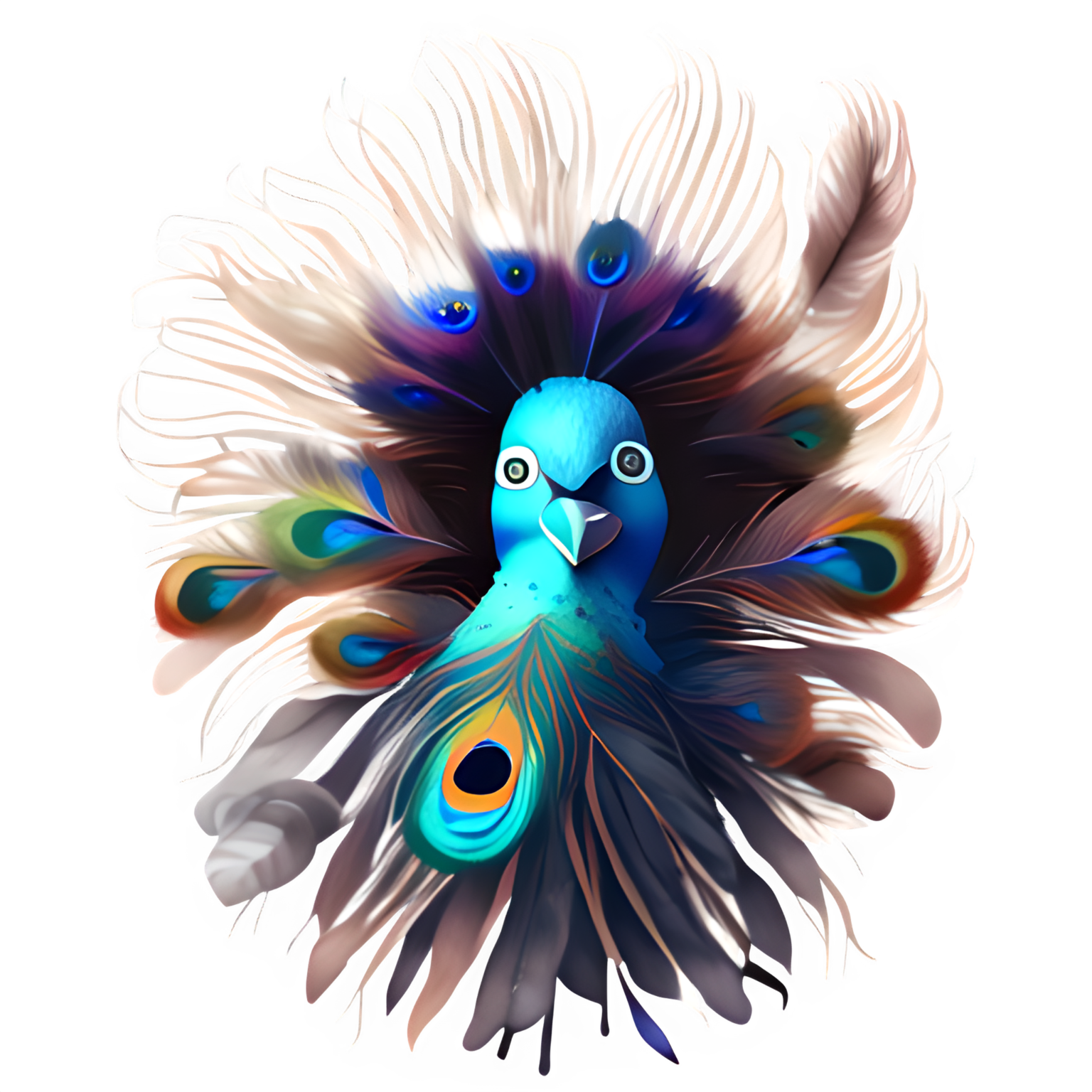 Freebie Graphics - Peacock Clip Art - ie Zombie Graphics